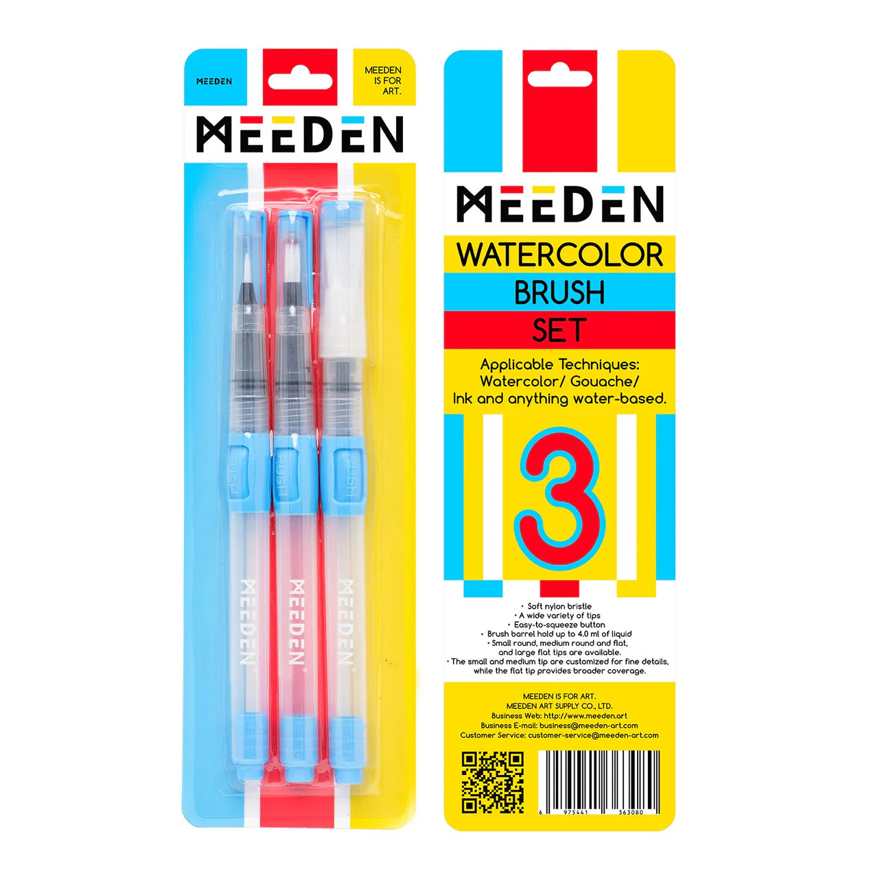 Aquash Water Brush Set/4 | Spokane Art Supply – spokane-art-supply