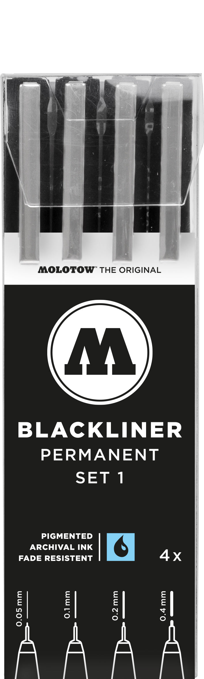 Blackliner Permanent Set 1 - 4 markers – spokane-art-supply